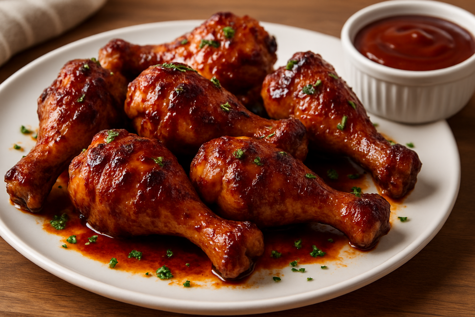 Easy Baked BBQ Chicken Drumsticks: A Crowd-Pleasing Oven-Baked Dinner ...