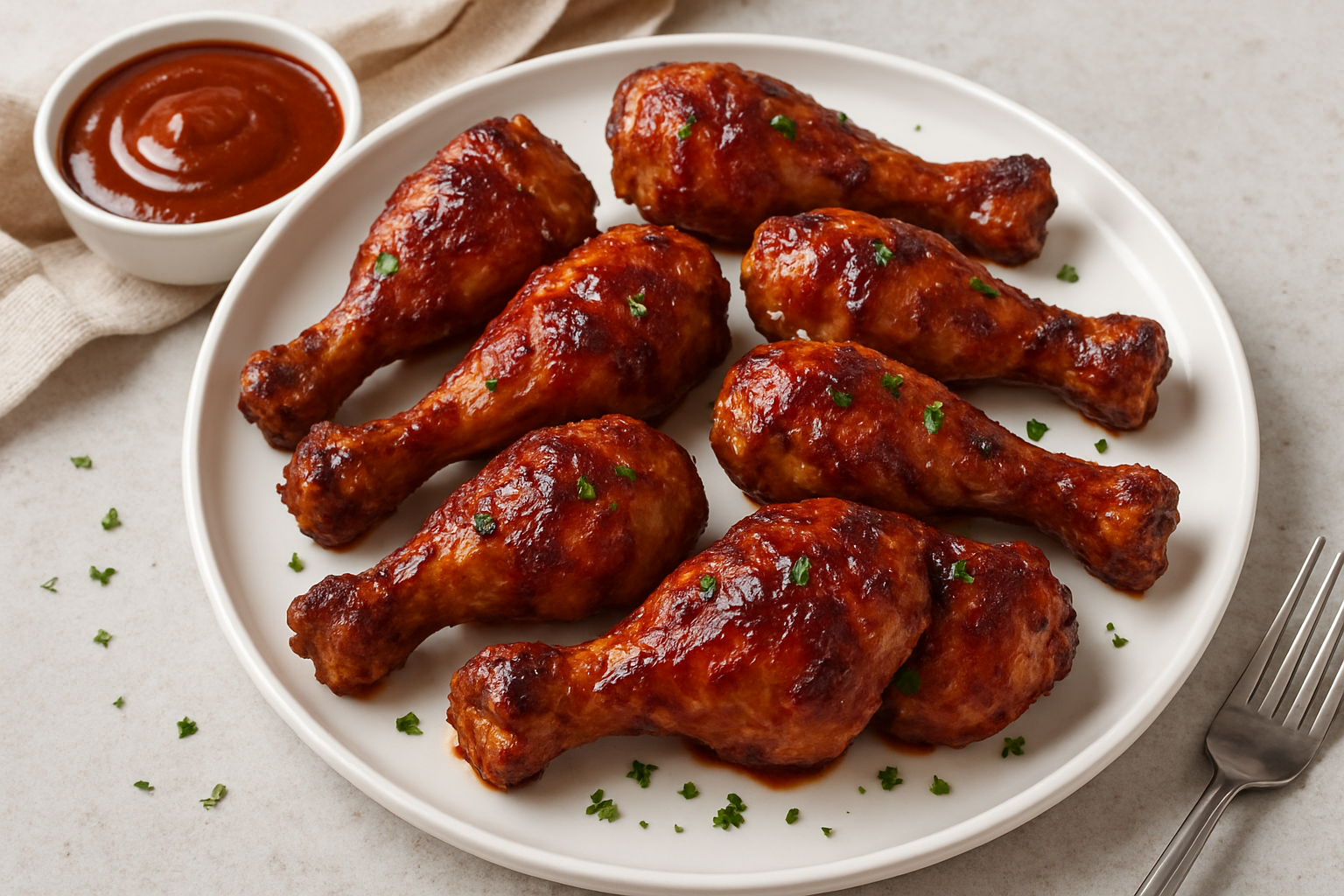 Easy Oven-Baked BBQ Chicken Drumsticks: Juicy, Crispy, and Family ...