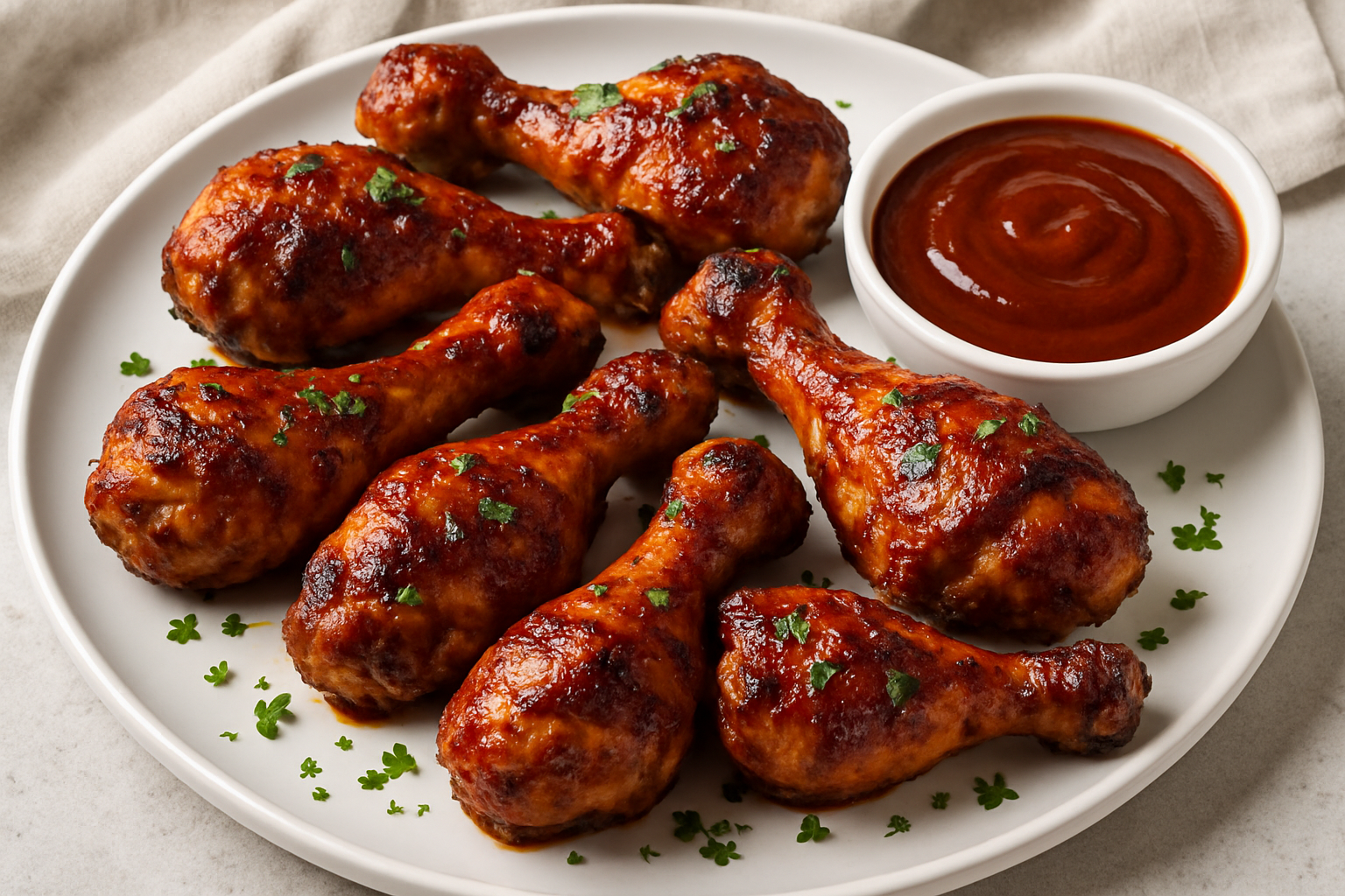 Crispy Baked BBQ Chicken Drumsticks: An Easy, Flavorful Family Dinner ...